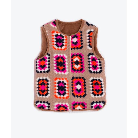 Vilagallo | Jackets & Coats | New Vilagallo Waistcoat Naomi Crochet In ...
